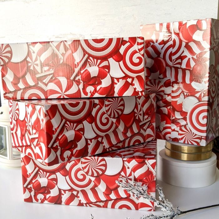 Peppermint Box 10 x 6 x 4 – Glam and Glitz Mailing Supplies